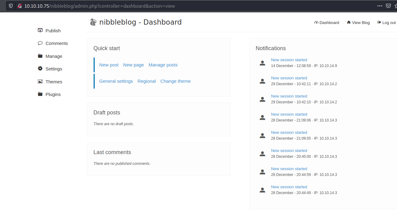 HackTheBox - Nibbles | 0x4rt3mis